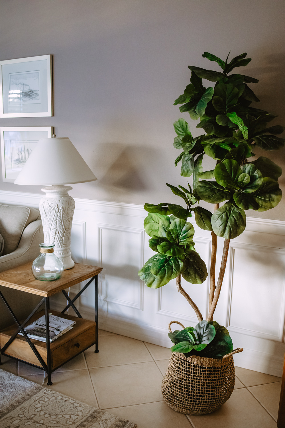 The Easiest DIY Chair Rail - Anchored In Elegance