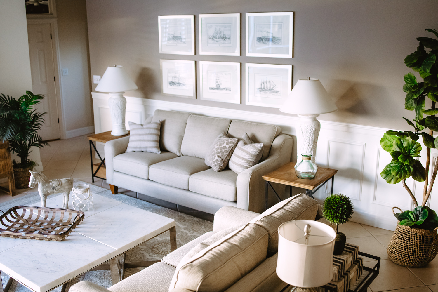 The Easiest DIY Chair Rail - Anchored In Elegance