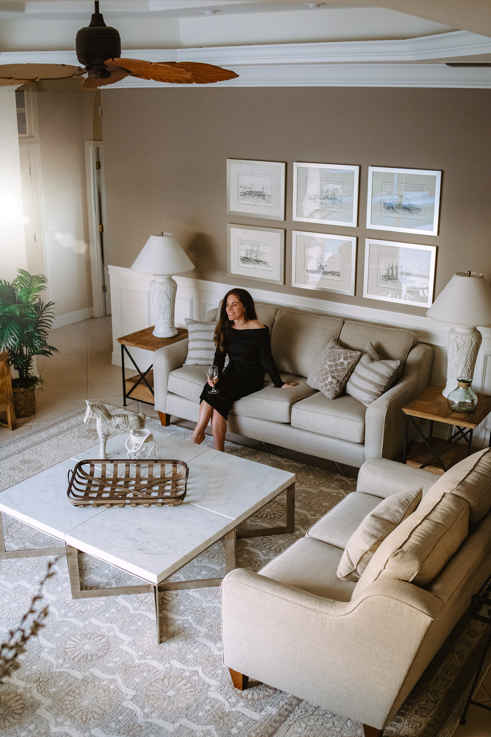The Easiest DIY Chair Rail - Anchored In Elegance