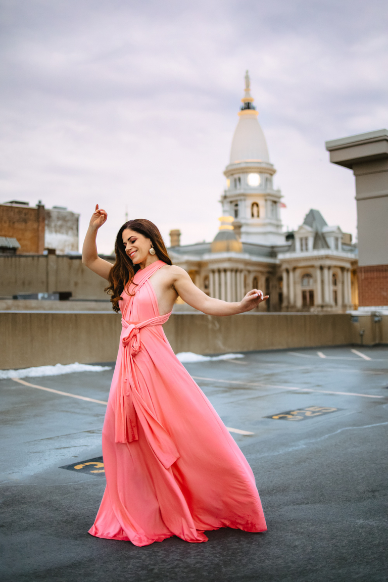 How to Style An Infinity Dress - Anchored In Elegance