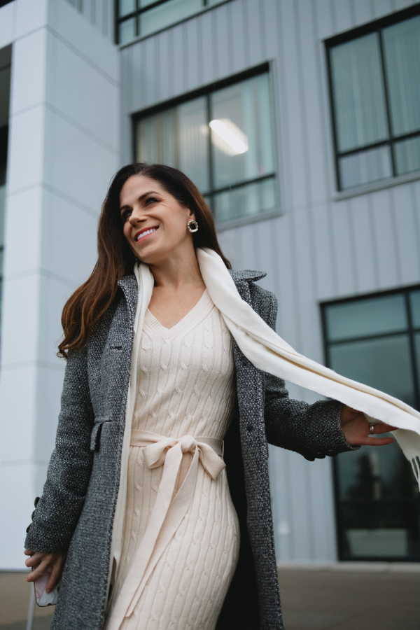 How to Wear a Dress in Winter and Stay Warm - Anchored In Elegance